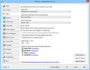 Multi Monitor Taskbars Features DisplayFusion Binary Fortress Software