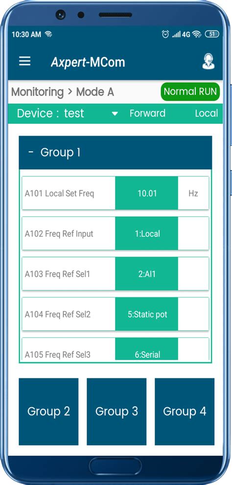 axpert mcom android application amtech electronics