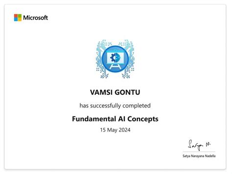 Vamsi Gontu On Linkedin Happy To Share That I Have Earned My