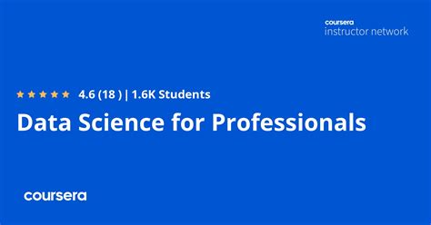 Data Science For Professionals Coursera
