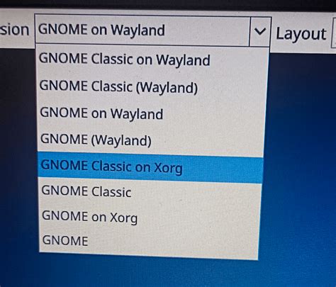 i want the latest gnome in wayland which is the correct one r gnome