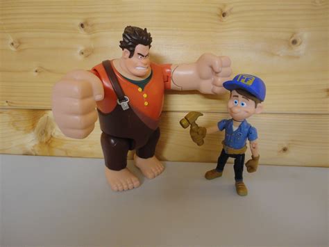Disney Thinkway Wreck It Ralph And Felix Articulated Figures — Toyboxuk