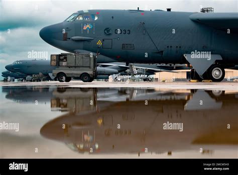 Four B 52h Stratofortress Aircraft Sit On The Flightline On July 7
