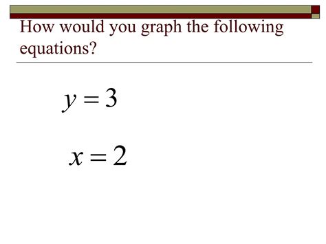 Lecture 07 Graphing Linear Equations Ppt