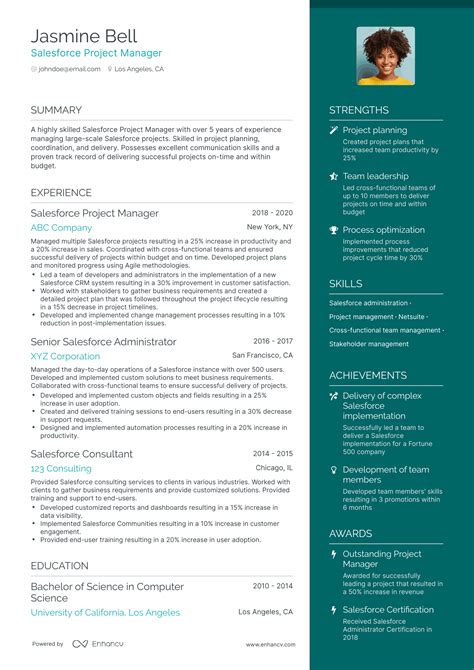 6 Salesforce Resume Examples And Guide For 2024