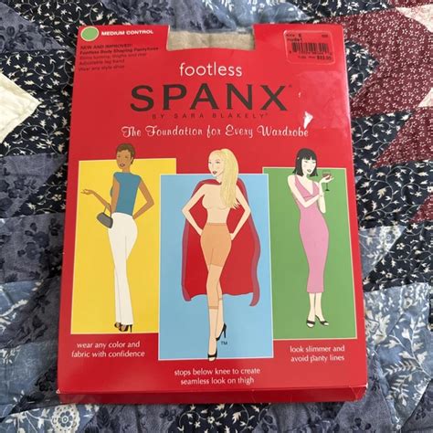 Spanx Footless Body Shaping Pantyhose Super Tummy Control Nude1 Plus Sz