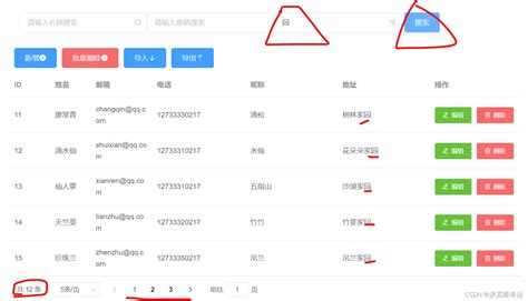 基于SpringBoot Vue ElementUI Mybatis前后端分离管理系统超详细教程五多条件搜索并分页展示