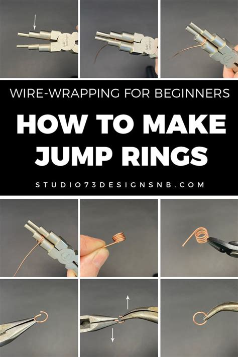How to Make Jump Rings | Diy wire jewelry, Diy jump rings, Handmade wire jewelry