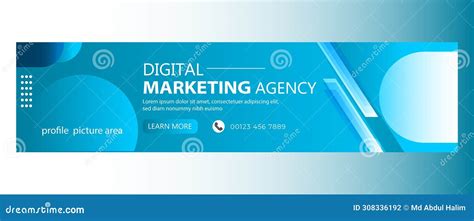 Linkedin Cover Photo Background Banner Design Vector Illustration 302944886