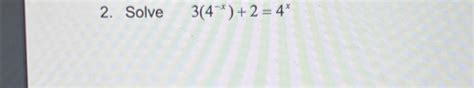 solved solve 3 4 x 2 4x