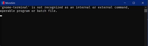 Error Gnome Terminal Is Not Recognized As An Internal Or External