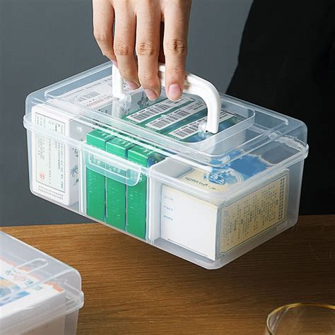 플라스틱 지우기 쥬얼리 비즈 바느질 그림 도구 주최자 가정용 스토리지 박스 케이스 컨테이너 핸들 다시 Aliexpress