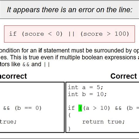 programming error message generated by the codewrite system described