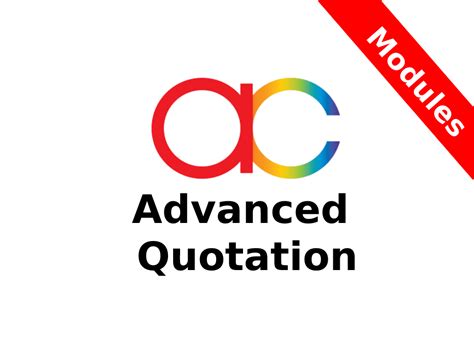 Autocount Advanced Quotation Module