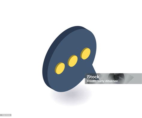 댓글 아이콘 벡터 일러스트 레이 션 평면 아이소메트릭 3d 스타일 0명에 대한 스톡 벡터 아트 및 기타 이미지 0명 3차원 형태 개념 Istock