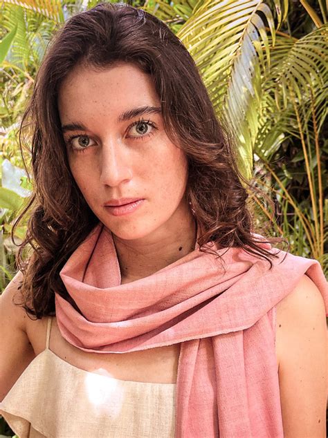 100 Lotus Silk Scarf Acala Stem