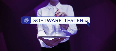 Writing Displaying Text Software Tester Business Idea Implemented To