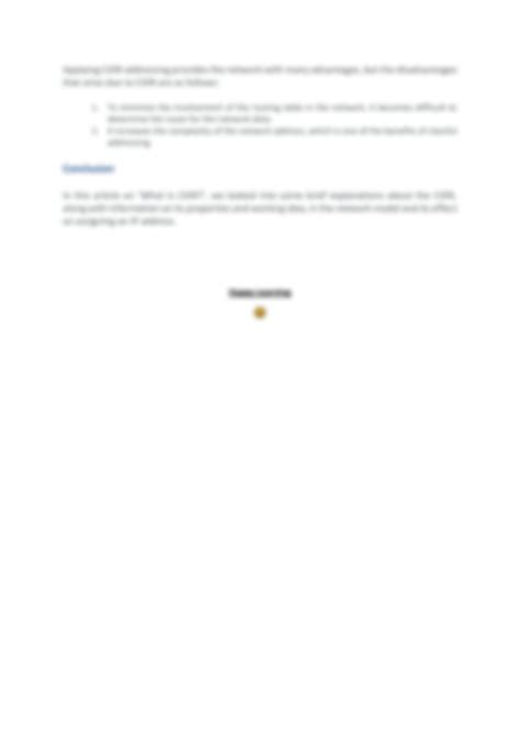 Solution What Is Cidr And Its Importance In The Networking Domain