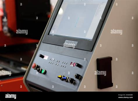 Control Console Of Cnc Laser Cutting Machine Selective Focus Stock