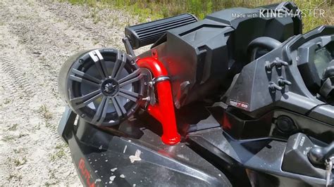 Speaker Upgrades On My Can Am Outlander Xmr Atv Youtube