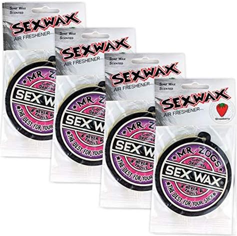 Amazon Com Sex Wax Air Freshener Multi Pack Strawberry 4 Pack Automotive