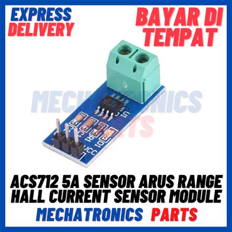 Sen 0056 Acs712 5a Sensor Arus Range Hall Current Sensor Module Lazada Indonesia