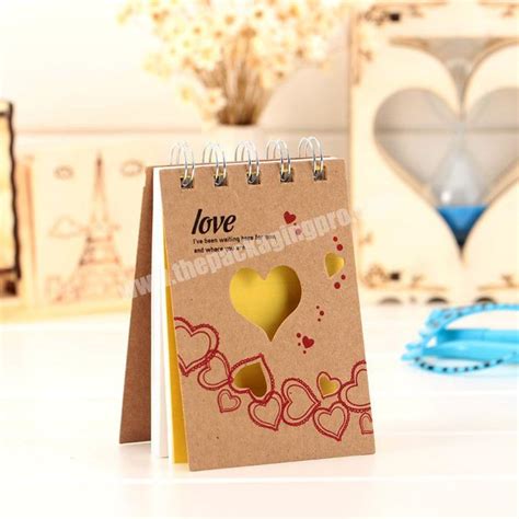 Wholesale Diy Custom Classmate Kraft Spiral Notebook Printing