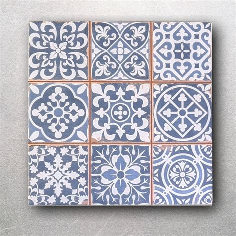 Patchwork Blue Patterned Wall And Floor Tile Tiles360