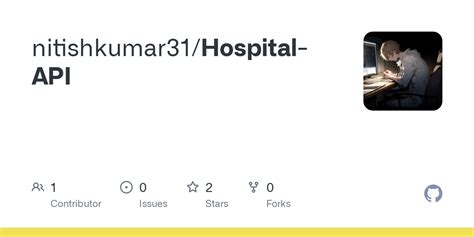 GitHub Nitishkumar31 Hospital API