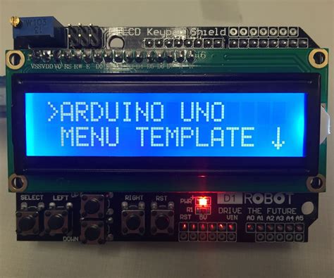Arduino Uno Menu Template Arduino Lcd Menu Template Arduino