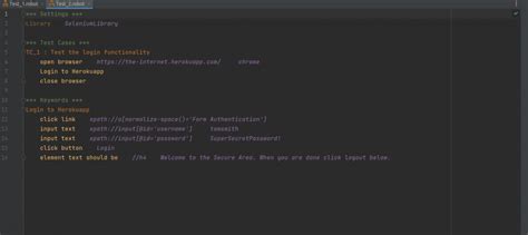 How To Run A Test Suite In Robot Framework