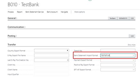 Import A Csv File For Bank Reconciliation In Business Central