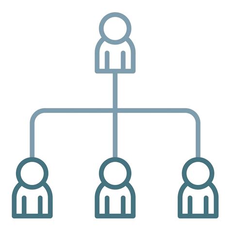 Company Structure Flat Illustration Premium Vector