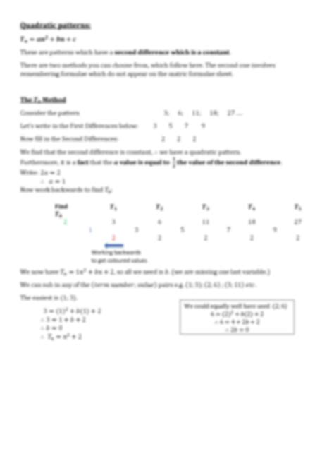 SOLUTION Grade 11 Number Patterns Studypool