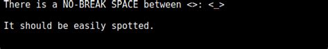 non breaking spaces cannot be easily spotted · issue 725 · doomemacs