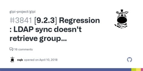 Regression LDAP Sync Doesn T Retrieve Group Membership
