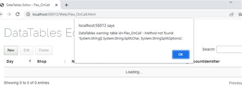Editor From Editor Generator Not Loading Table From Db — Datatables Forums