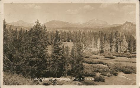 Feather River Meadows And Mt Lassen California Lassen Volcanic National