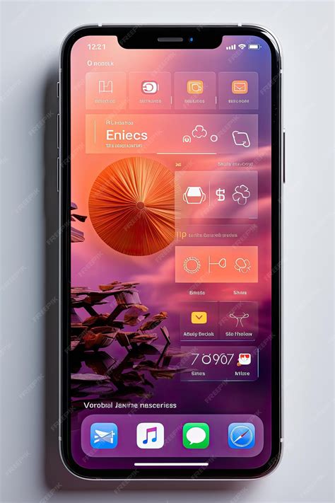 Mobile App Ui Mockup Generate A Sleek And Modern Ui Mockup For A Mobile App Using Ai Premium