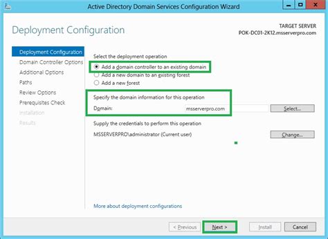 Install An Additional Domain Controller From Ifm Install From Media
