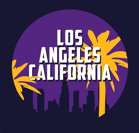Los Angeles California United States Stock Illustration Illustration