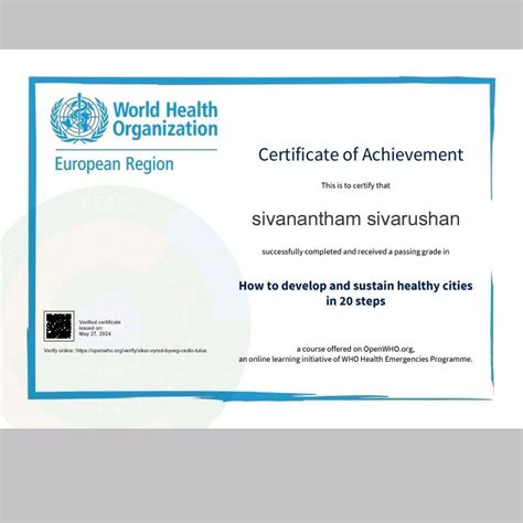 Sivanantham Sivarushan On Linkedin Achievement