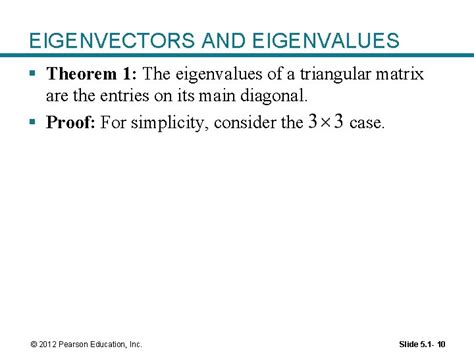 5 Eigenvalues And Eigenvectors 5 1 Eigenvectors And