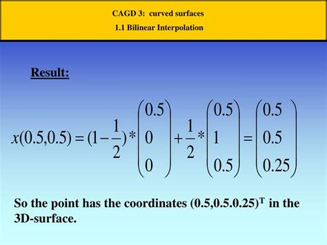 Ppt B é Ziersurfaces Patched Surfaces Transfinite Interpolation Coons Patch Powerpoint