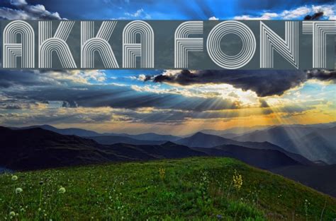 akka font