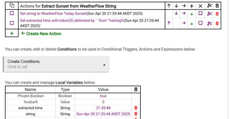Rm 51 Convert A String To Time Variable All Things Rule Machine Hubitat