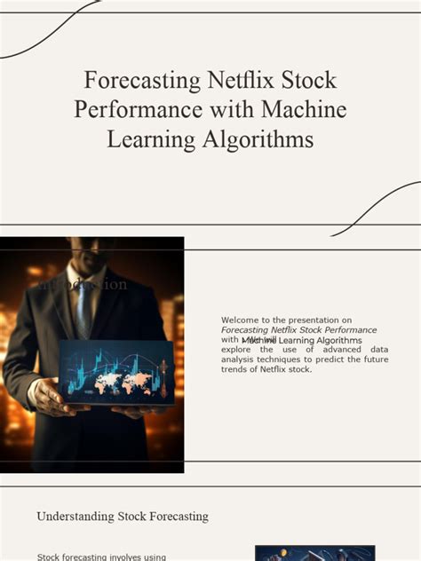 slidesgo forecasting netflix stock performance with machine learning