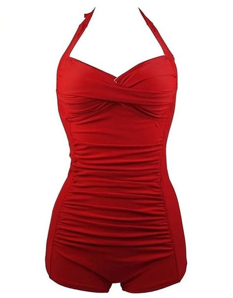 1950s Swimsuits 50s Bathing Suits Retro Swimwear