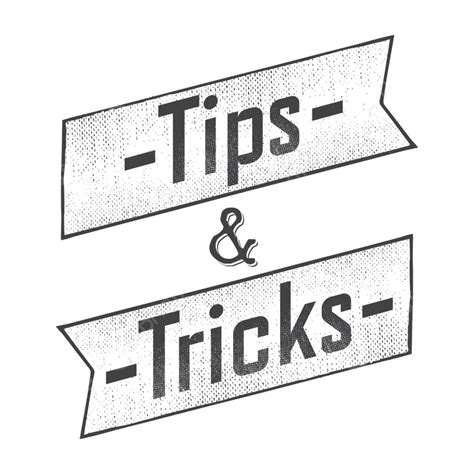 Tips And Tricks Ribbon Old Design Helpful Web Offer Png And Vector