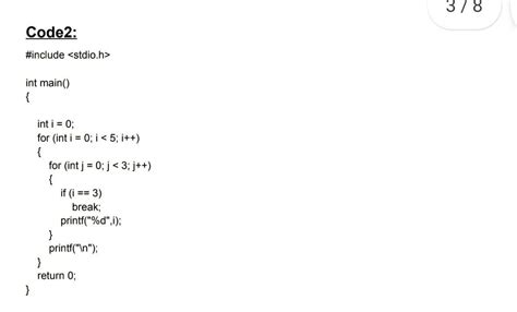 Solved Trace The Output By Hand Of The Following